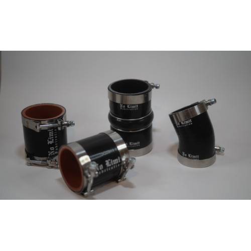 No Limit Fabrication 6.0 Complete Intercooler Boot Kit – Berry ...