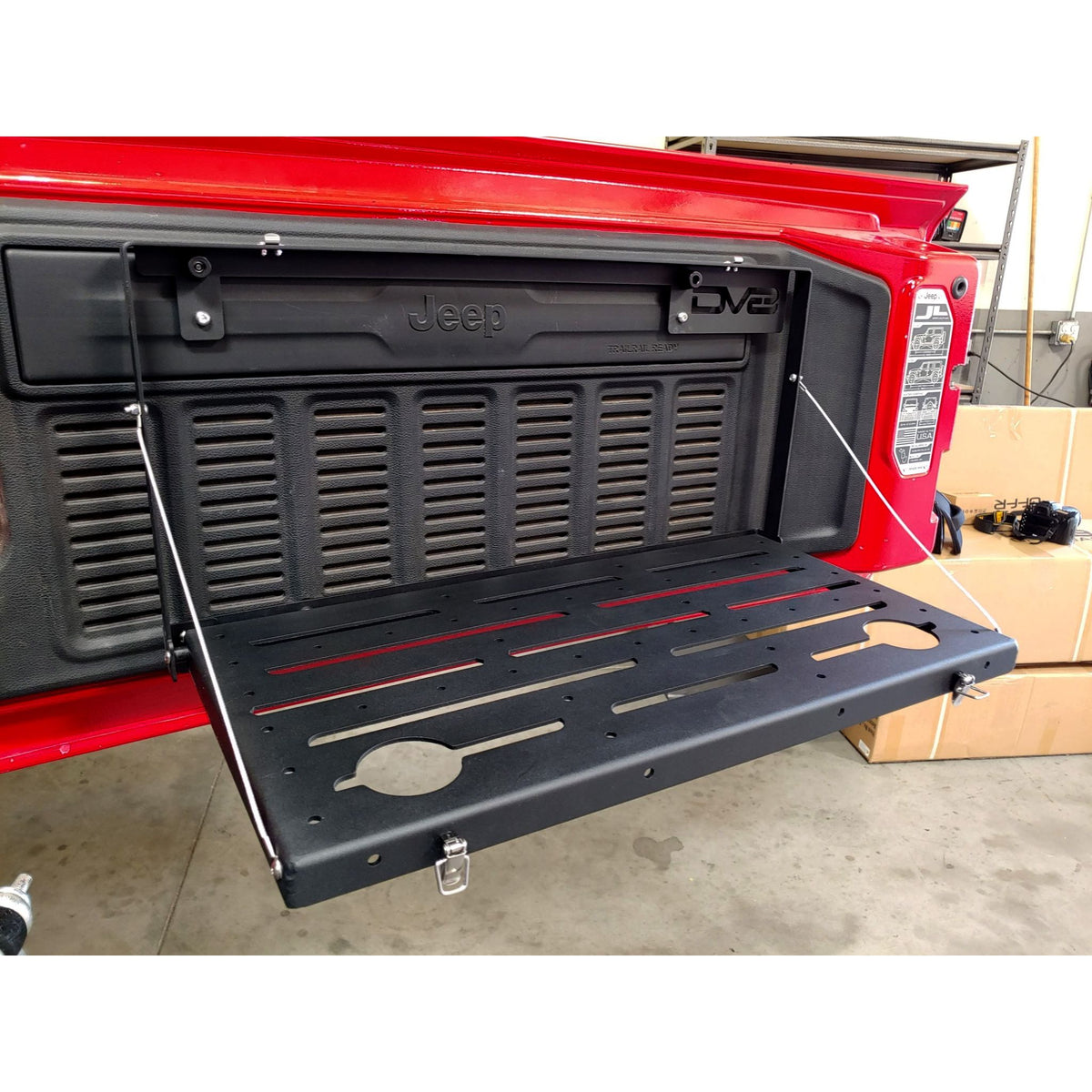 Jeep JL Folding Trail Table 2018-Present Wrangler JL DV8 Off Road ...